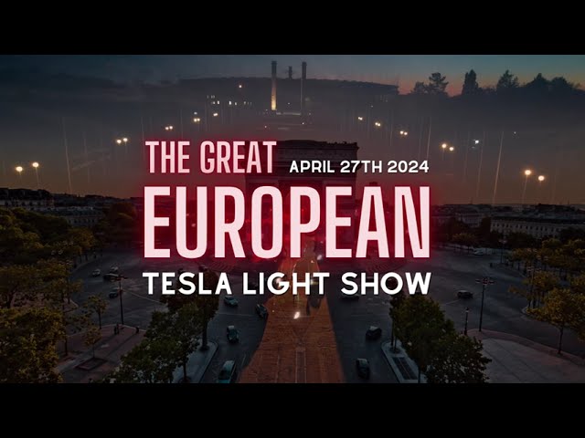 Tesla Light-Show Event - T&Emagazin